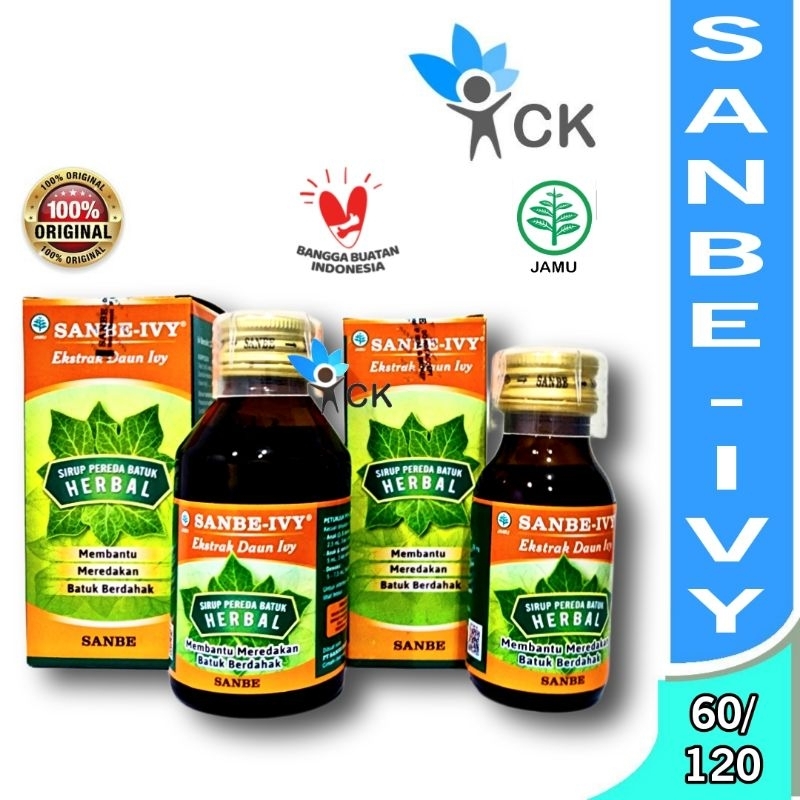 Jual SANBE IVY 60 / 120 ML sirup batuk herbal | Shopee Indonesia
