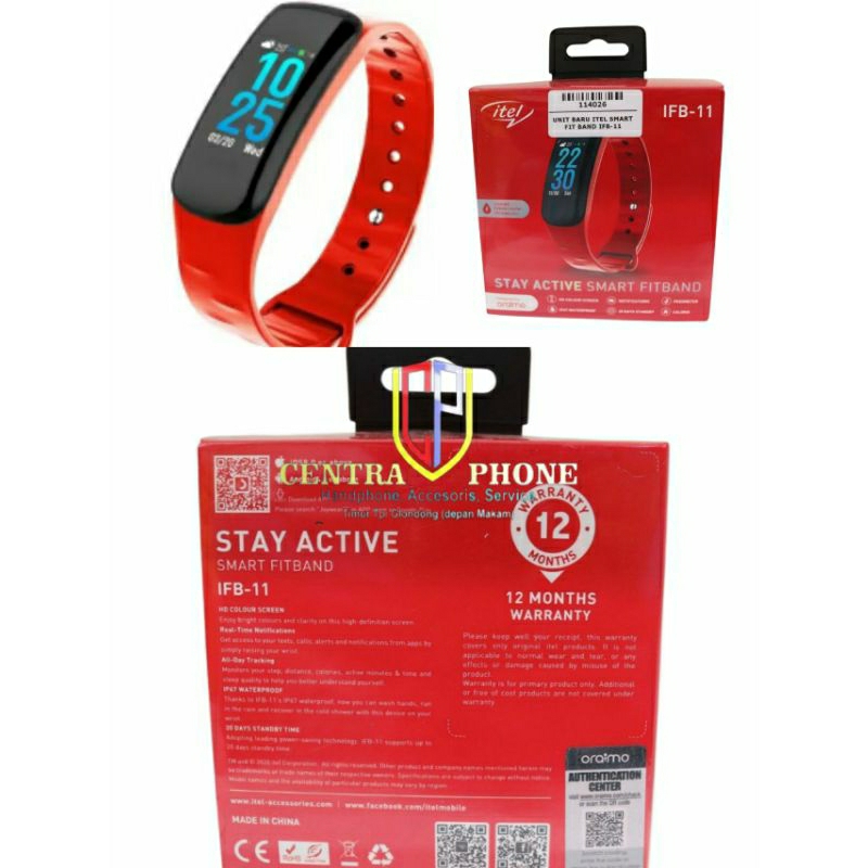 Jual ITEL SMART FIT BAND IFB-11 JAM TANGAN PINTAR MURAH UNTUK FASHION ...