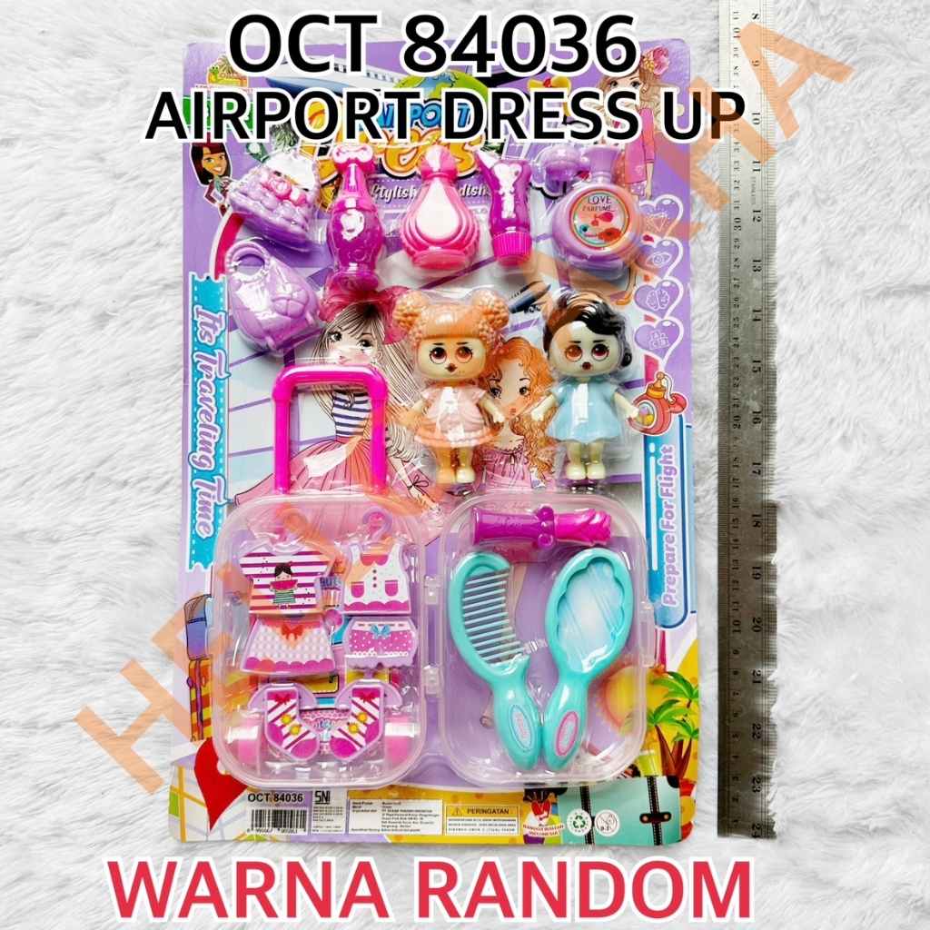 Jual MAINAN AIRPORT DRESS UP BONEKA DAN TAS KOPER OCT 84036 RIAS WAJAH ...