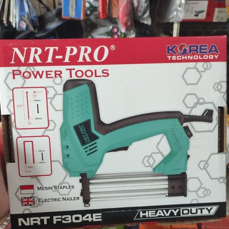 Jual alat paku tembak listrik NRT - PRO F304 E /model U dan i /mesin paku tembak listrik model U ...