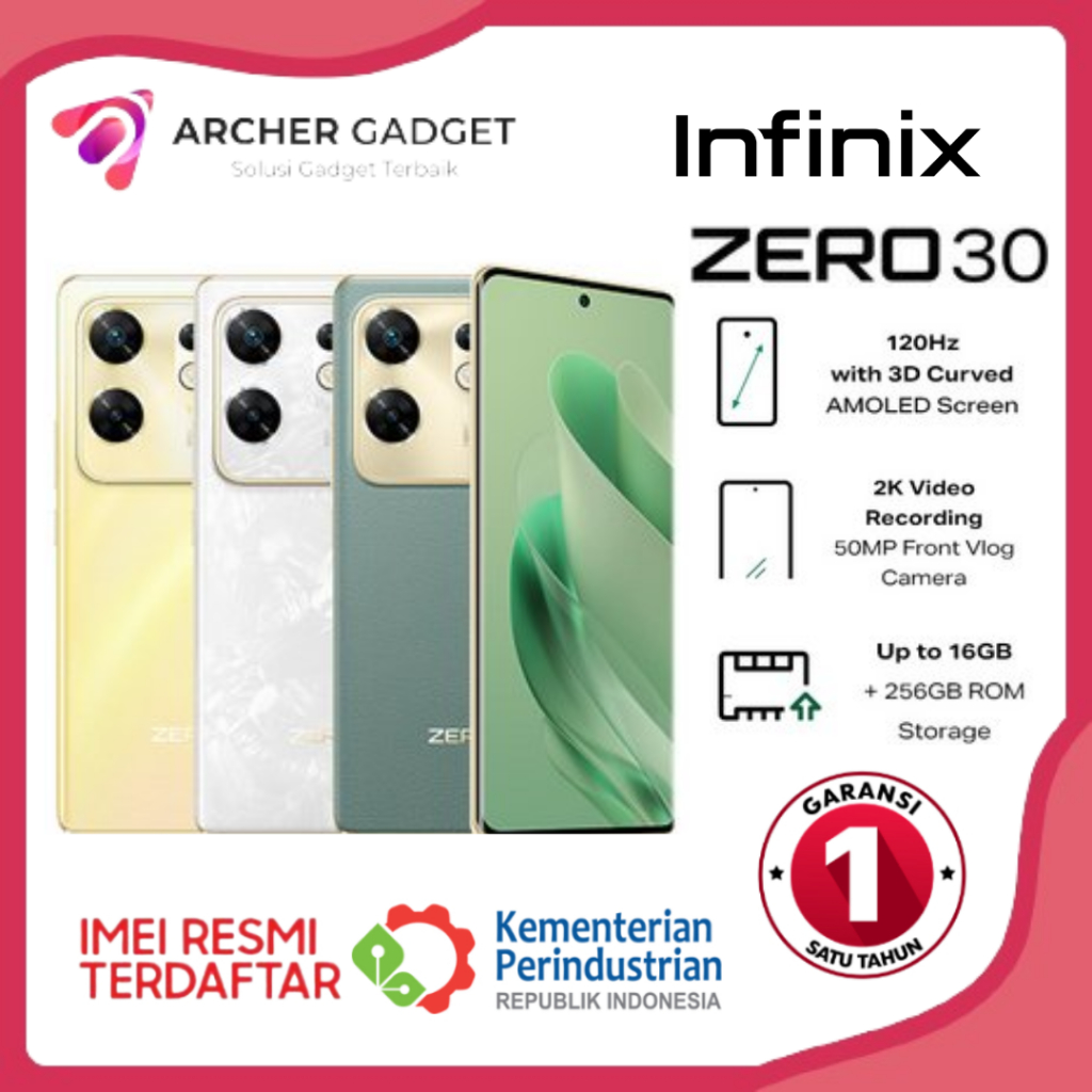 Jual Infinix Zero 30 4G - Up to 16GB Extended RAM - Helio G99 - 6.78 ...