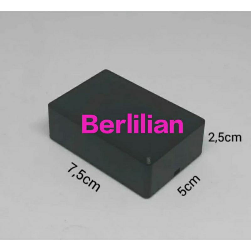 Jual BOX X1 + Tutup P7,5cm L5cm T2,5cm Box Cooak Box Hitam Box ...