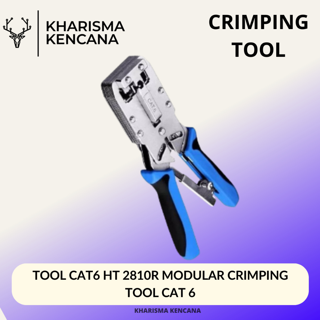 Jual TOOL CAT6 HT 2810R MODULAR CRIMPING TOOL CAT 6 | Shopee Indonesia