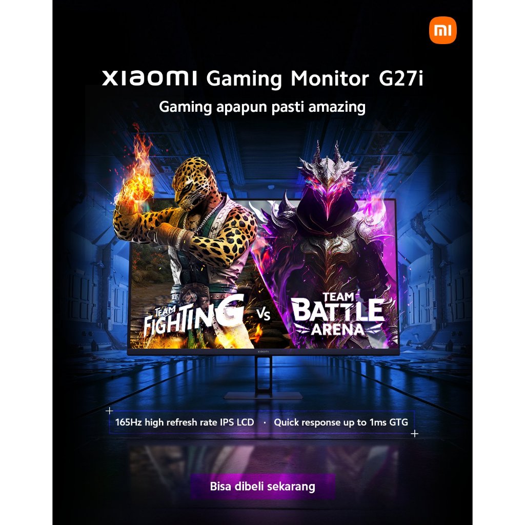 Jual Xiaomi Gaming Monitor G27i 165Hz 27" Inch 1ms IPS LED Mi Garansi ...