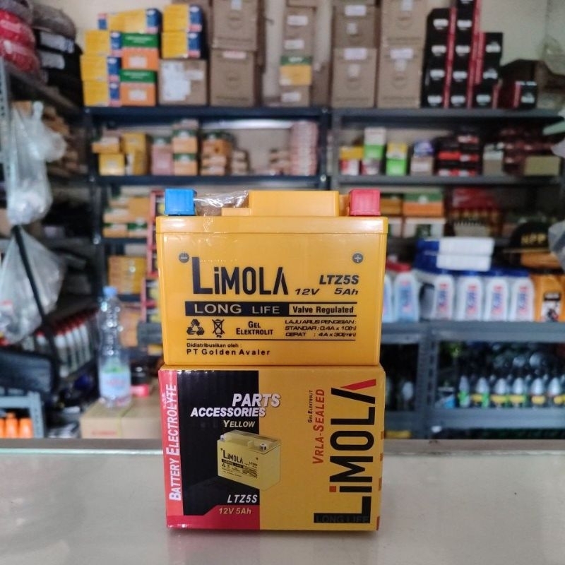 Jual AKI SEPEDA MOTOR LIMOLA LTZ5S 12V5Ah | Shopee Indonesia