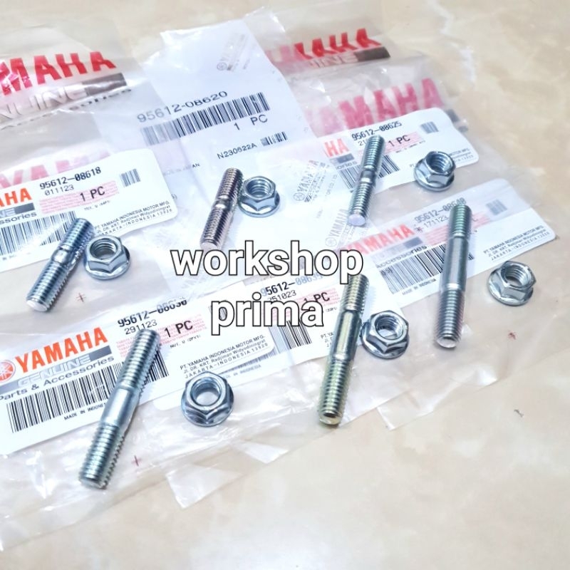 Jual BAUT TANEM 8X8X35 KENALPOT BAUT TANAM LEHER KNALPOT MATIC / SPORT ...