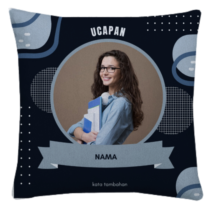Jual CUSTOM BANTAL FOTO 1sisi 40x40 30x30 WISUDA,BANTAL KADO PERNIKAHAN ...
