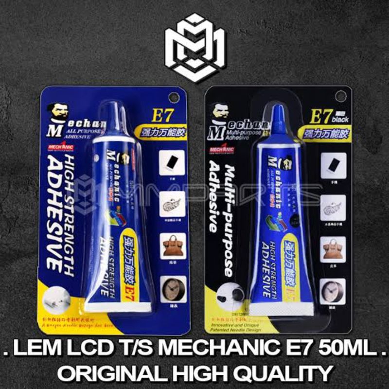 Jual TOOL LEM JELLY MECHANIC E7 50ML BLACK | Shopee Indonesia