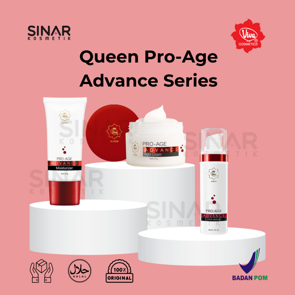 Jual Viva Queen Pro Age Advance [Kemasan Merah Putih] - Face Serum ...