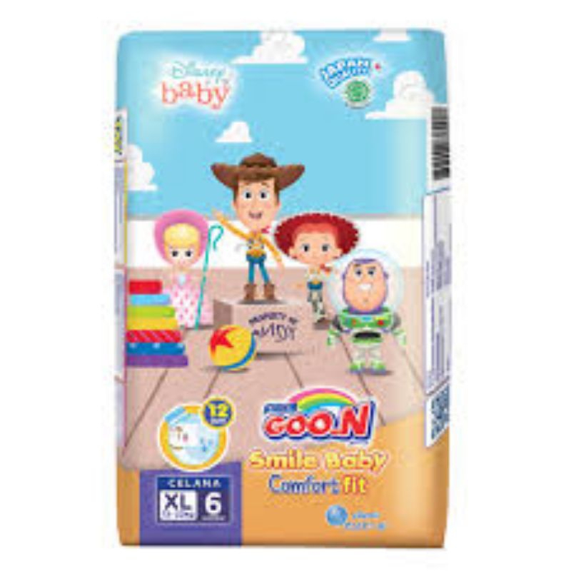 Jual Popok Comfort fit Goon XL6 Disney kemasan ekonomis | Shopee Indonesia