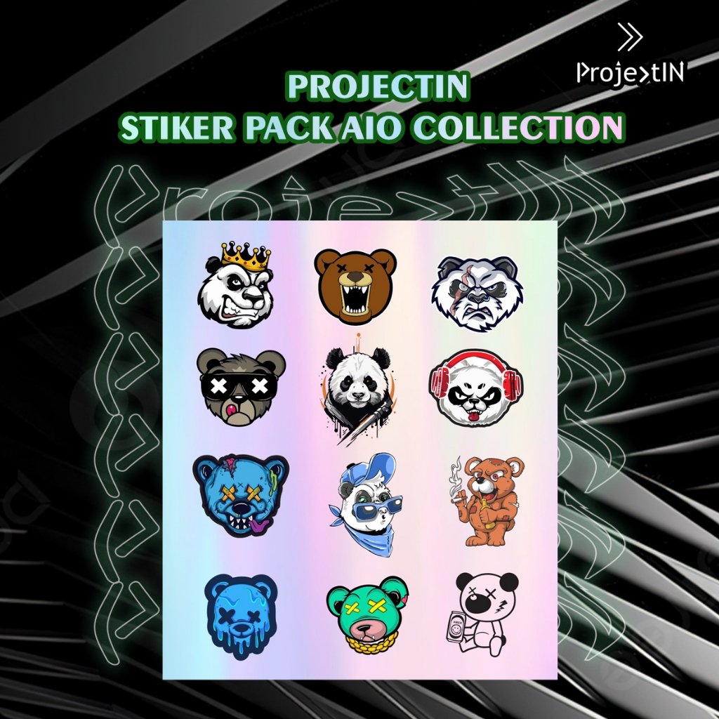 Jual Stiker pack All aio, Stiker Pack AIO , Stiker pack Hologram AIO ...