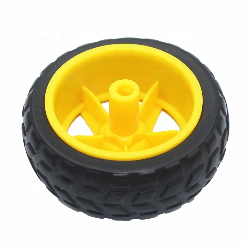 Jual DC Motor 1:48 Gear Ratio Smart Car Robot + roda wheel gearbox 3 ...