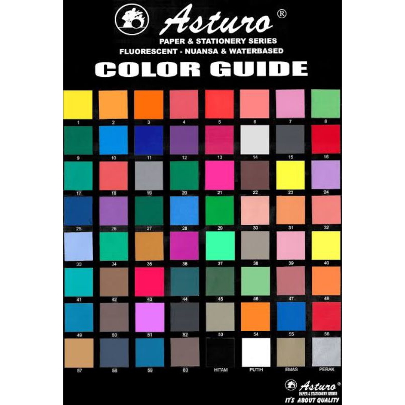 Jual ASTURO ORIGINAL SPOTLIGHT COLOR PAPER KERTAS KARTON WARNA EMAS ...