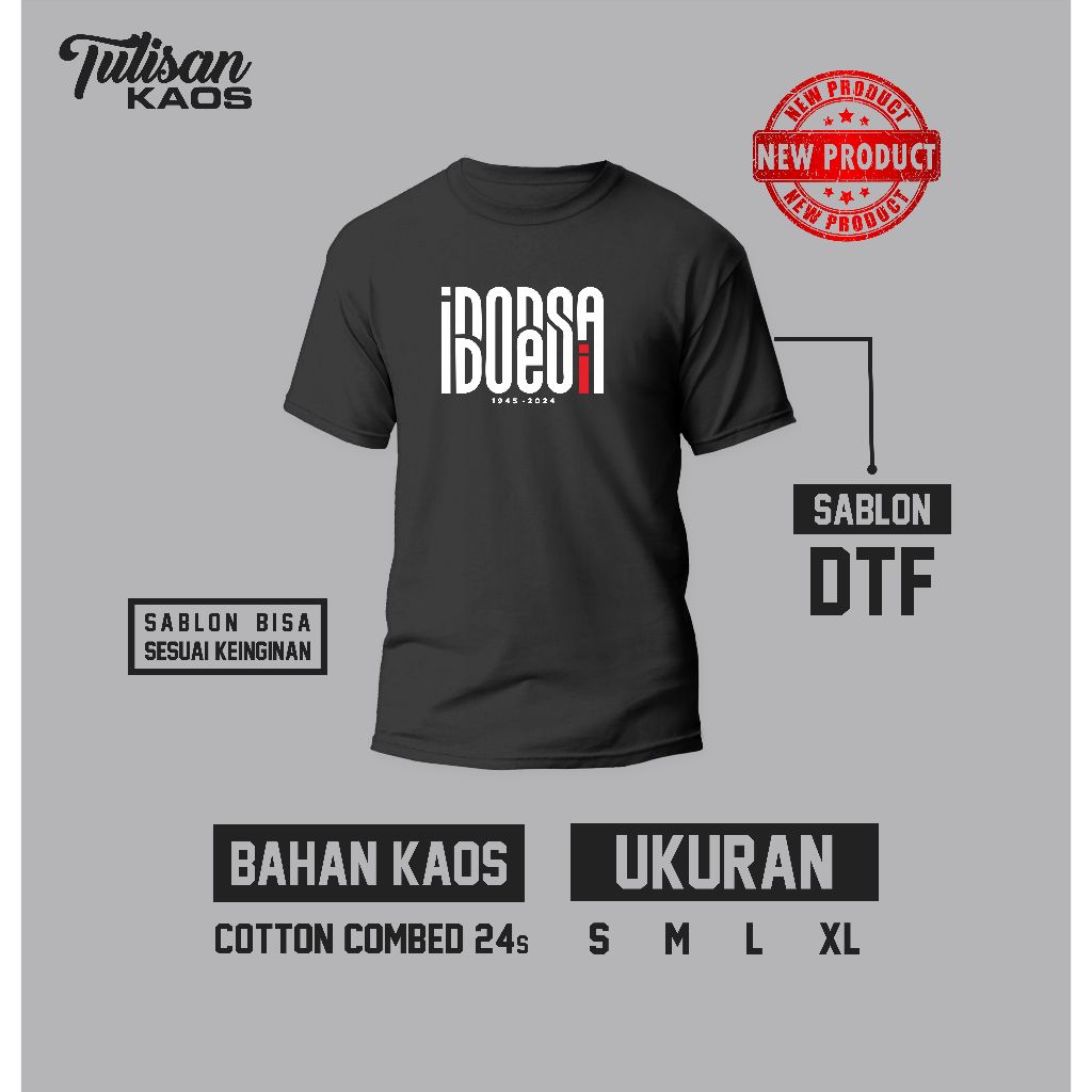 Jual Kaos Indonesia (Custom Kaos) | Shopee Indonesia