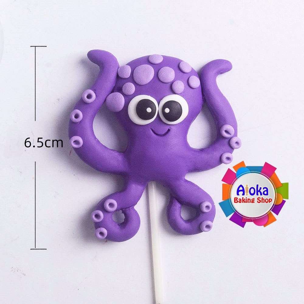 Jual Topper Kue Mermaid Hewan Laut Clay / Dekorasi Ulang Tahun Mermaid ...