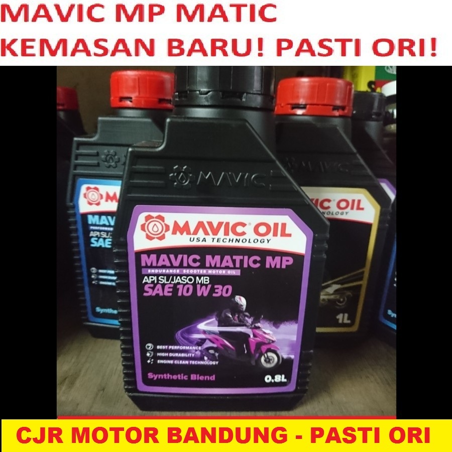 Jual OLI RACING MAVIC MP 10W 30 800ml oli plasma motor matic USA HIGT ...