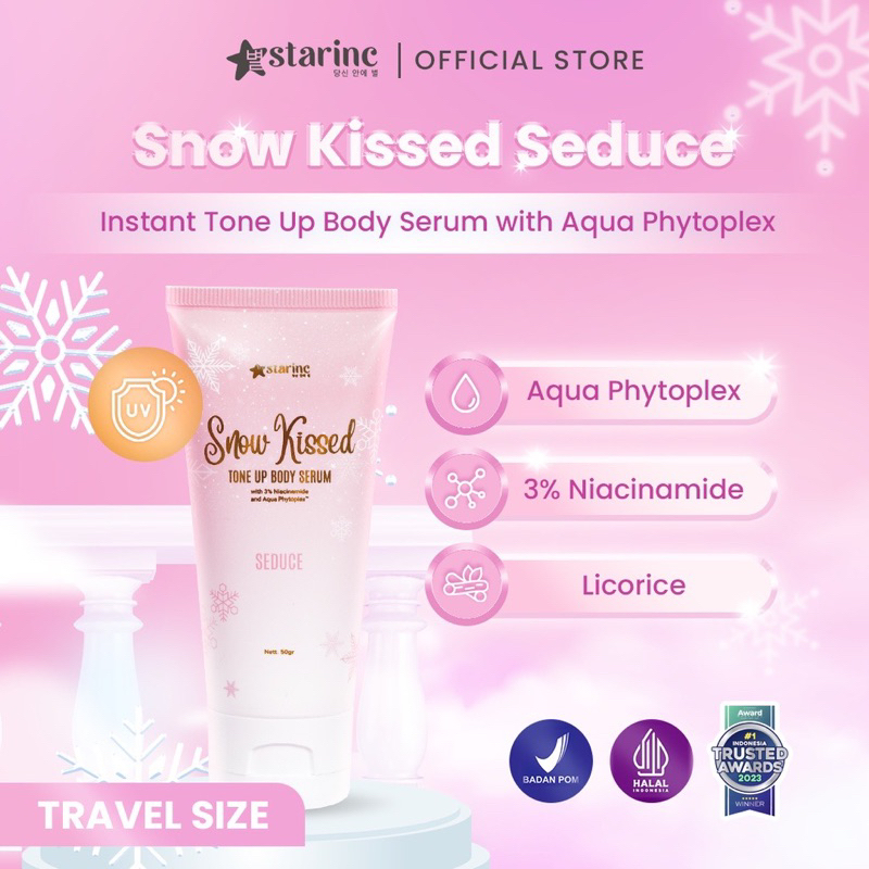 Jual Starinc Tone Up Serum Snow Kissed Seduce | Shopee Indonesia