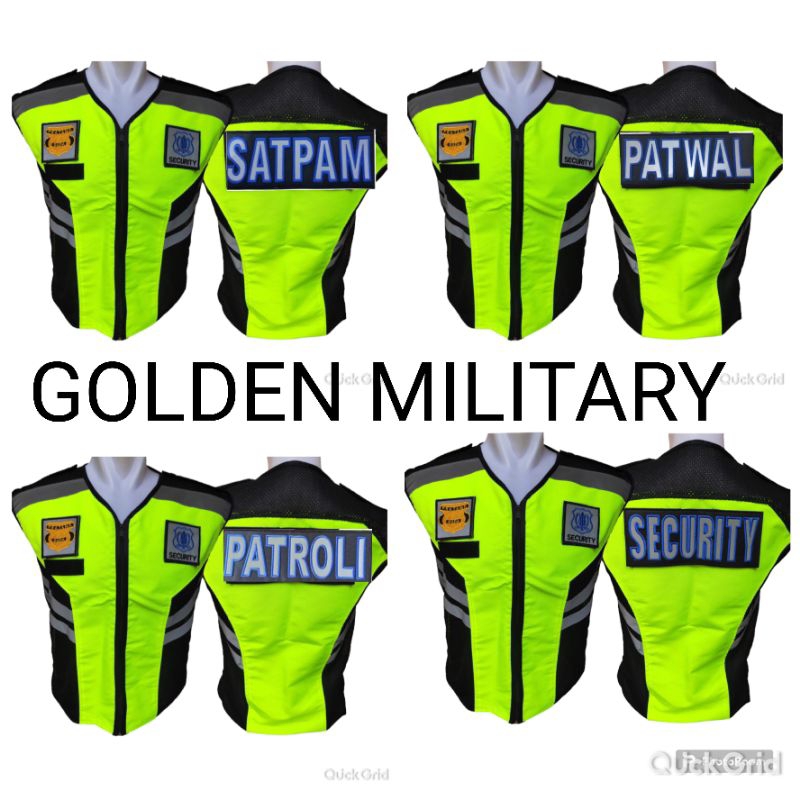Jual Rompi security,rompi satpam,rompi patroli | Shopee Indonesia