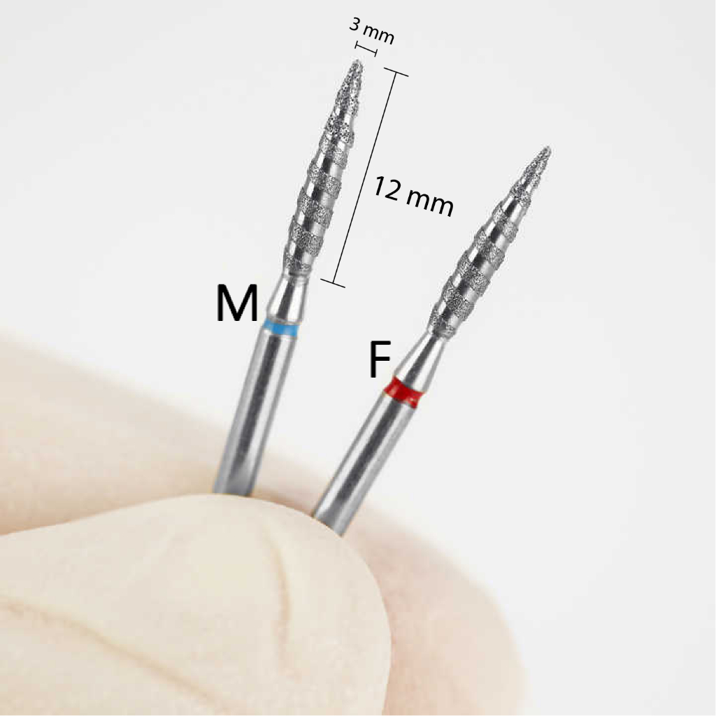 Jual Diamond Flame Bits Ball Bits Frustum Bits Nail Art Drill Bits ...
