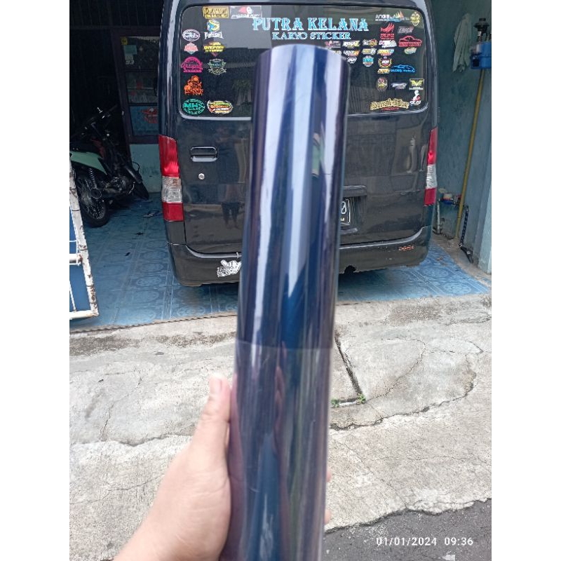 Jual Sticker Scotlite Biru Lembayung(Tanzanite Blue) Glossy ukuran 50CM ...