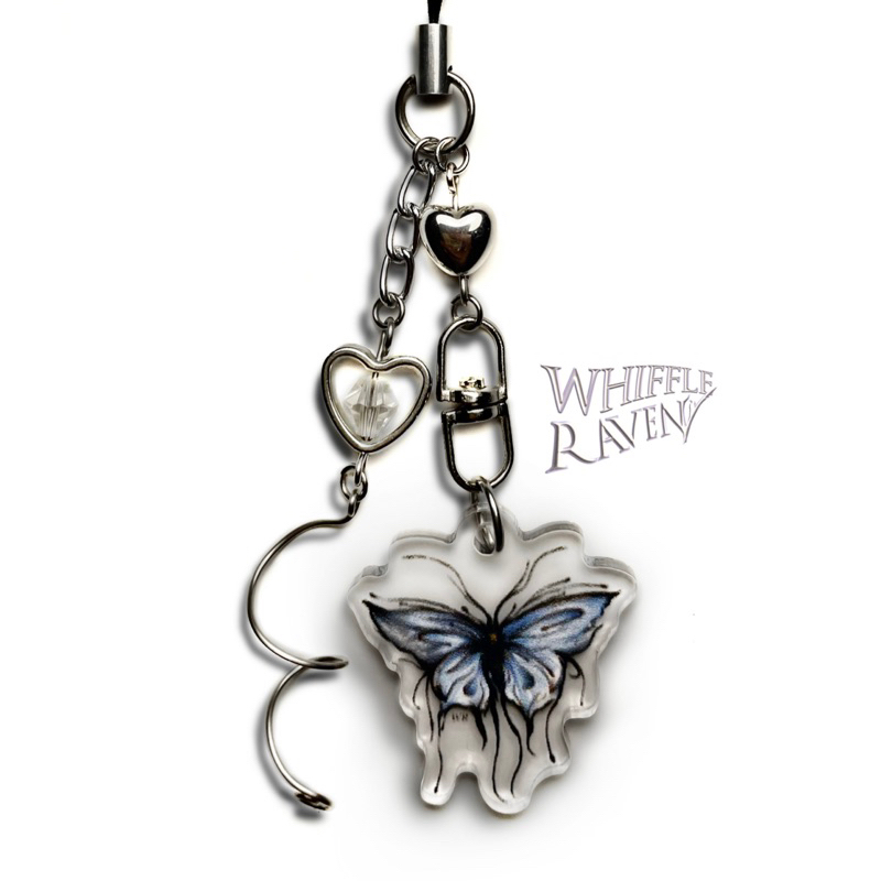 Jual Twilight’s Embrace | Butterfly Charm Gantungan HP Keychain Kupu ...