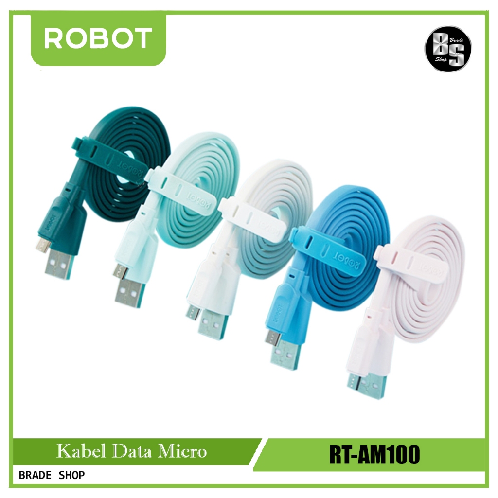 Jual Kabel Data Robot For Micro - Type C RT-AM100 RT-AC100 Fat Charging ...
