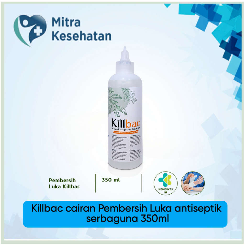 Jual Killbac - Antiseptik Serbaguna Cairan Pembersih Luka/Hand ...