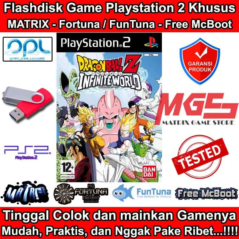 Jual Flashdisk Game PS2 PS 2 Dragon Ball Z - Infinite World | Shopee ...