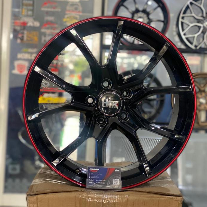 Jual Velg Pelek Racing Ring 18 HSR MISATO Model Akar Hole 5X114,3 Bisa Untuk Vellfire Civic Type ...