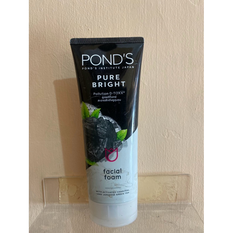 Jual Ponds Facial Foam Pure Bright HITAM 100ml | Shopee Indonesia
