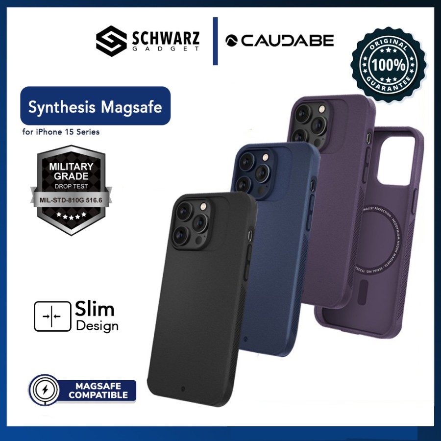 Jual Caudabe Synthesis Slim Magsafe Case iPhone 15 Pro / 15 Pro Max ...