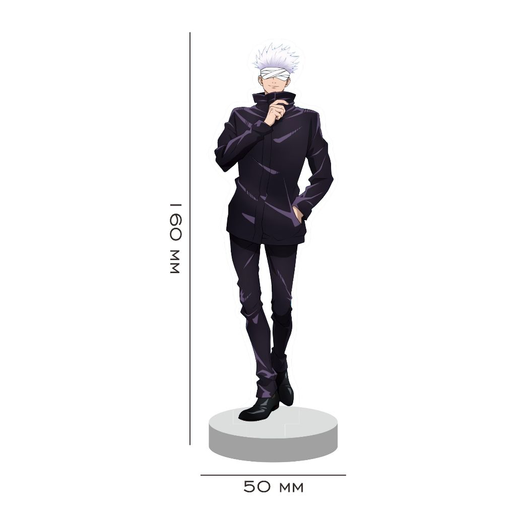 Jual Mini Stand Figure Akrilik Anime Jujutsu arc shibuya Satoru Gojo ...