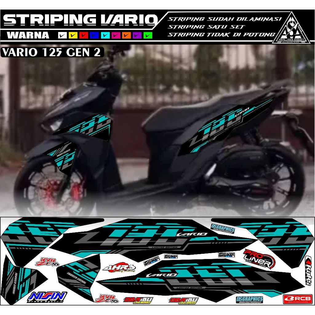 Jual STRIPING VARIASI MOTIF LIS 125 VARIO GEN 2 | Shopee Indonesia