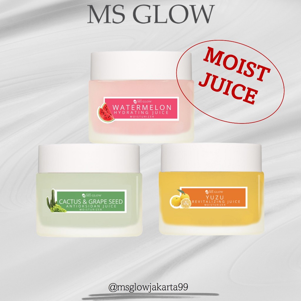 Jual MS GLOW Yuzu Watermelon Cactus & Grape Seed Juice Moisturizer ...