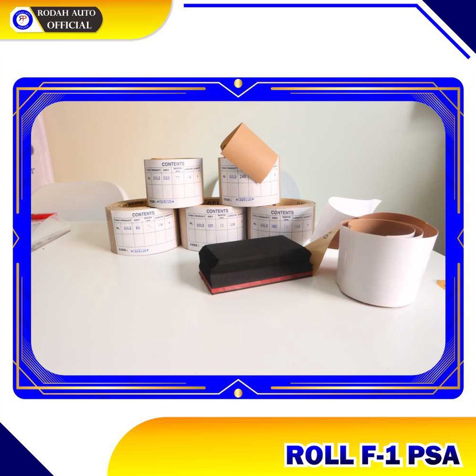 Jual AMPLAS ROLL FINISH 1 PSA PEREKAT DOUBLE TAPE s Paling Dicari ...