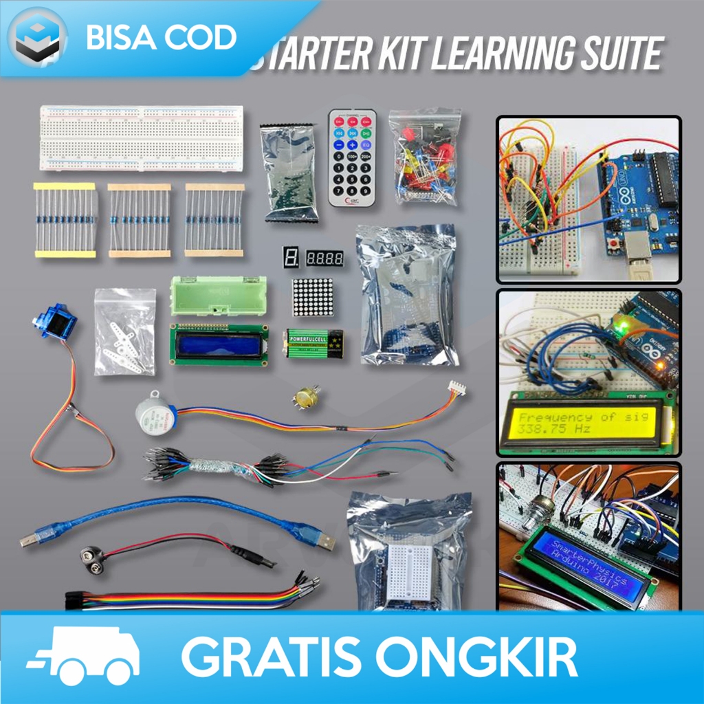 Jual ELEKTRONIK STARTER ARDUINO KIT LENGKAP KOMPUTER MINI DIY SUITE R3 ...