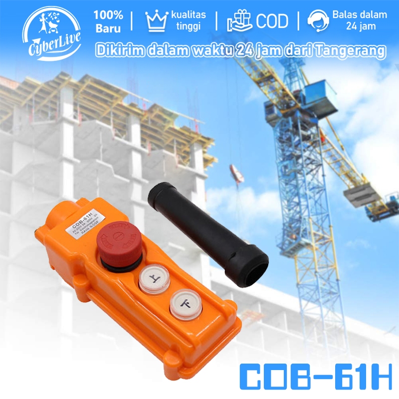 Jual Remote Hoist COB-61H Hoist Push Button Switch + Emergency Stop | Shopee Indonesia