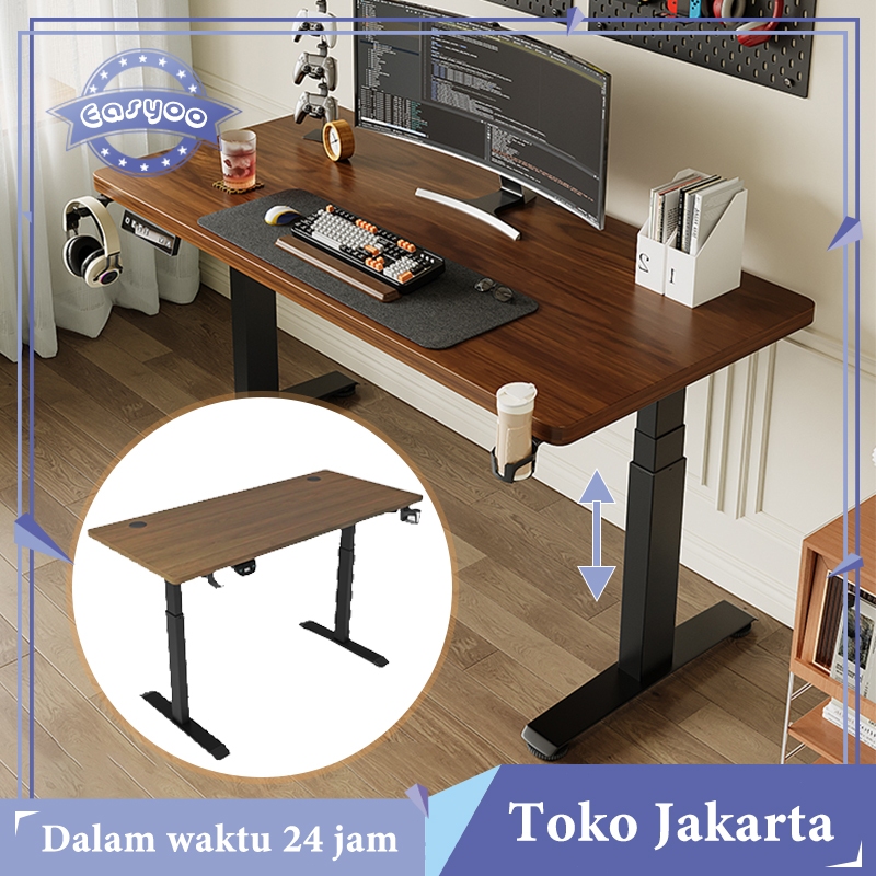 Jual Core Sit Standing Meja Adjustable Electric Lifting Desk Smart ...