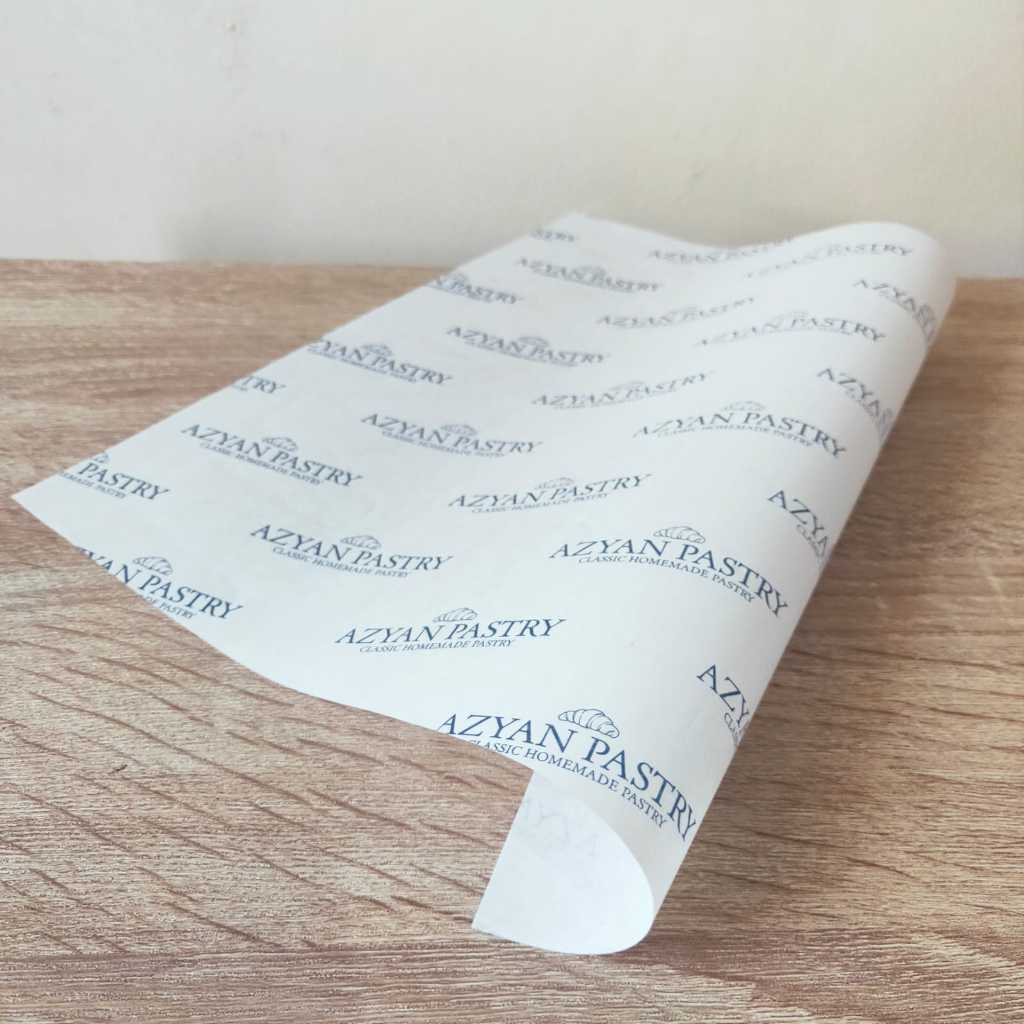 Jual CUSTOM Kertas Roti Foodgrade 22,5 x 32 cm - Wrappaper / Kertas ...