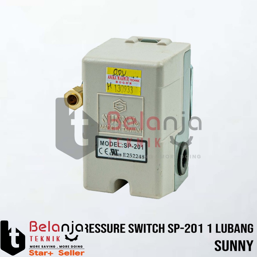 Jual Sunny Pressure Switch Otomatis Kompressor SP-201 1 Lubang 1/4" Taiwan | Shopee Indonesia