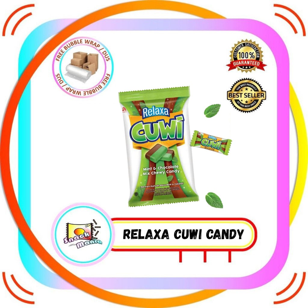 Jual Relaxa Cuwi Mix Mint & Chocolate Chewy Candy ~ 115 gr Permen ...