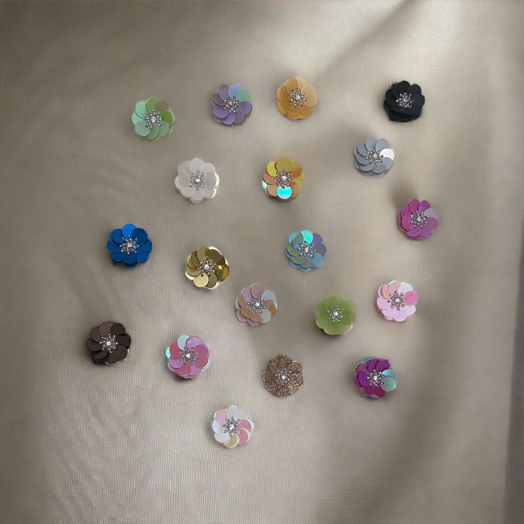 Jual BUNGA PAYET SEQUIN TERATAI ±3,5CM | Shopee Indonesia