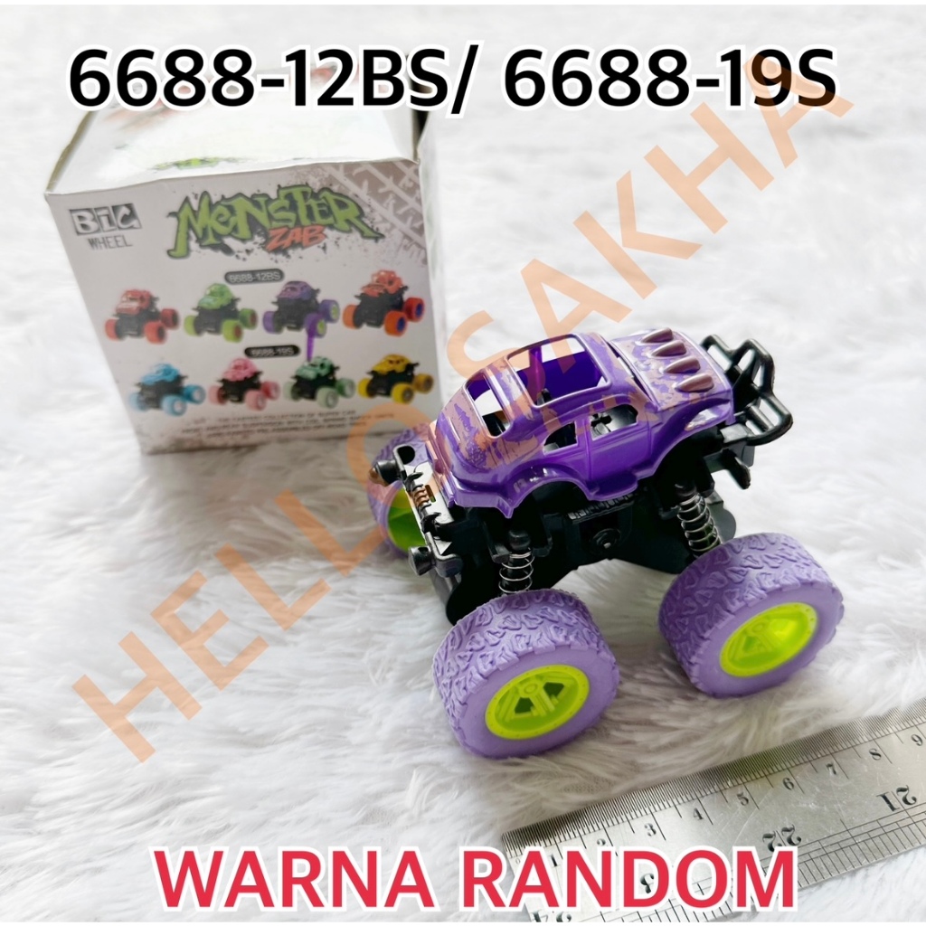 Jual MAINAN 6688-12BS/ 6688-19S MONSTER ZAP ZAB BIG WHEEL MOBIL MOBILAN ...