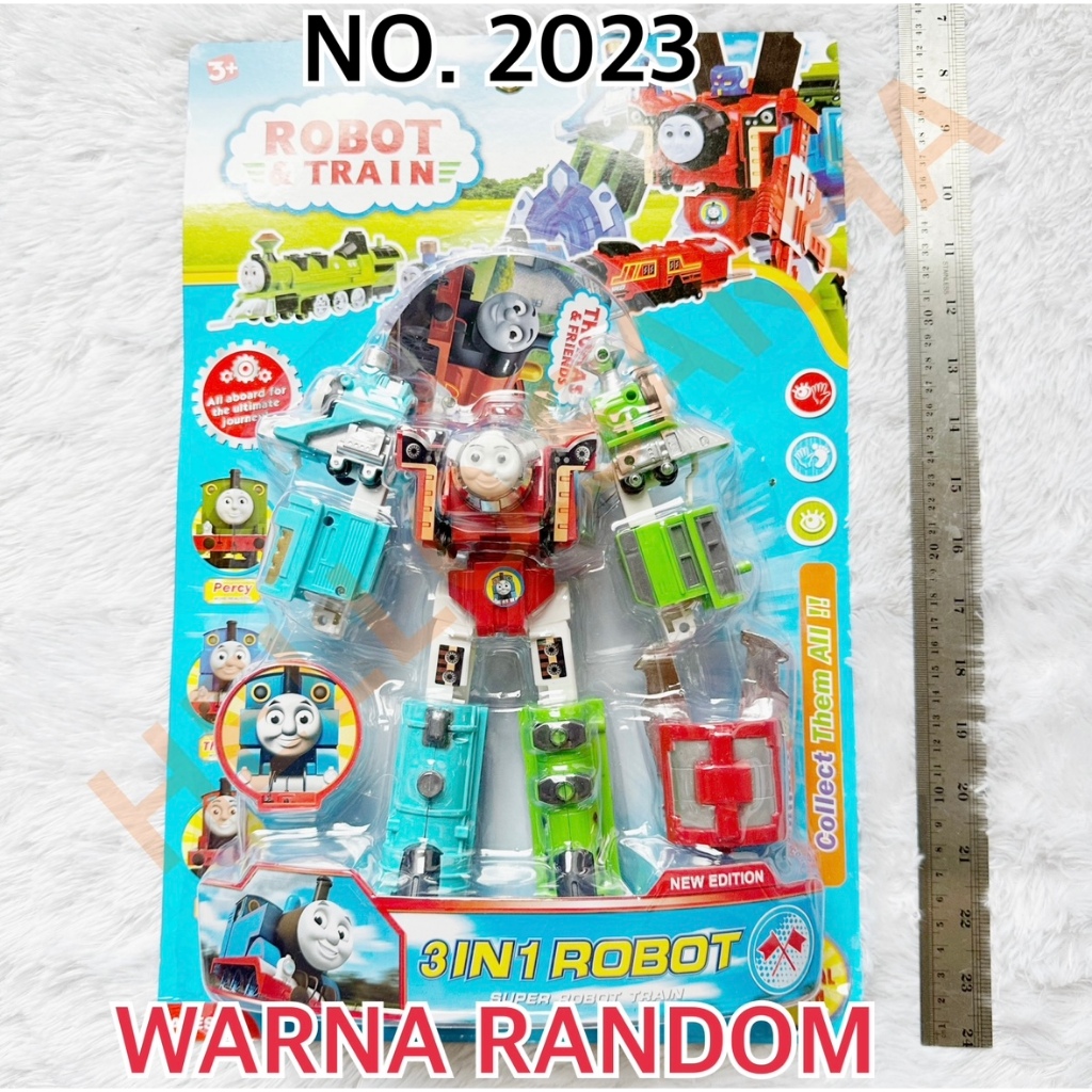 Jual MAINAN NO. 2023 ROBOT TRAIN 3 IN 1 BERUBAH BENTUK JADI KERETA ...
