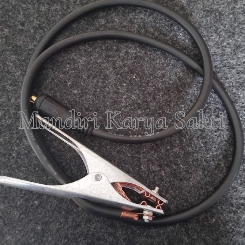 Jual set kabel massa kabel 25mm panjang 3mtr plus tang massa 300A ...