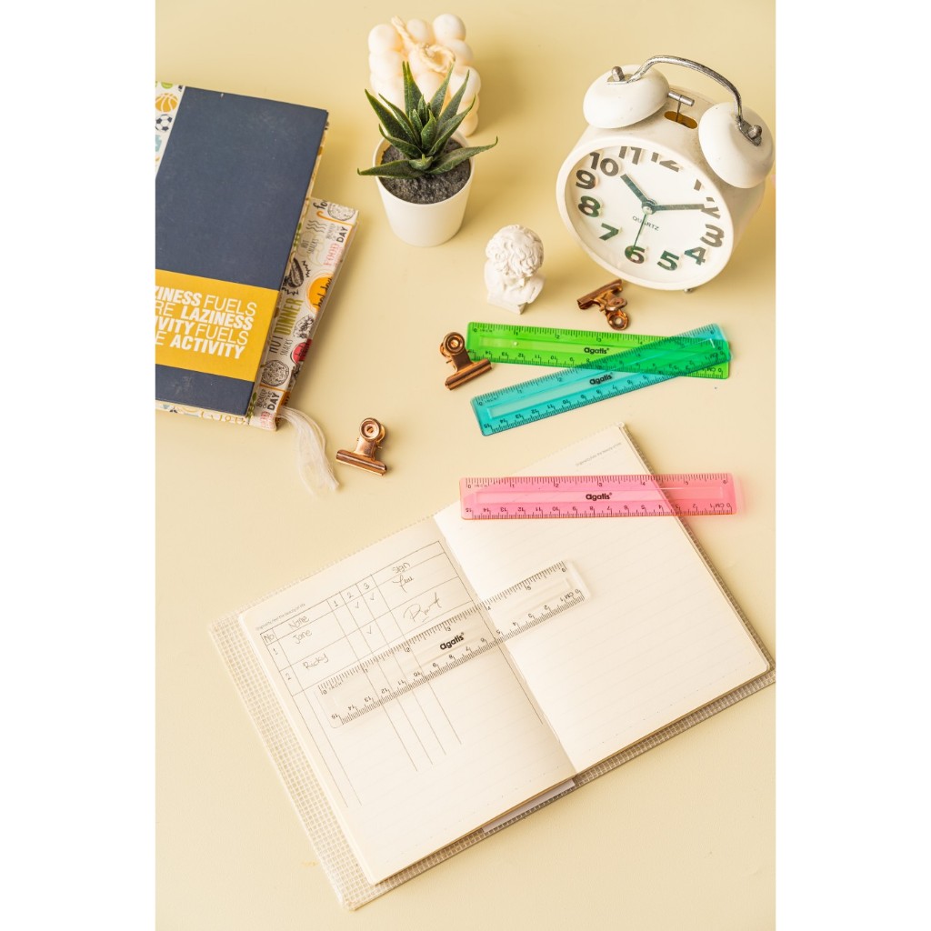Jual Asaba Stationery - Agatis Eco Penggaris 15cm Transparan | Shopee ...