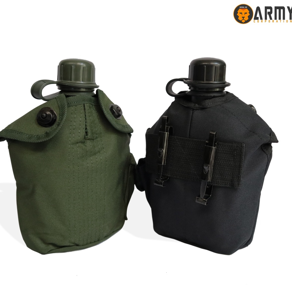 Jual Pelpes original botol minum / veples TNI hitam / hijau army ...