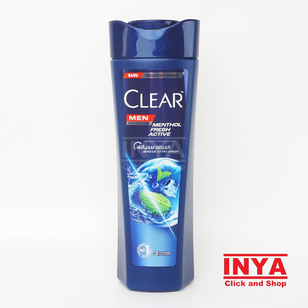 Jual CLEAR MEN Anti Ketombe Fresh Menthol Shampoo 300ml - Sampo Rambut ...