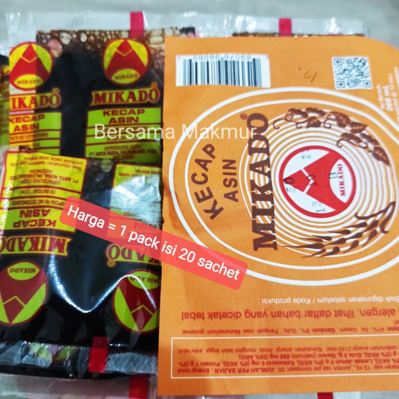 Jual Kecap Asin Mikado sachet | Shopee Indonesia
