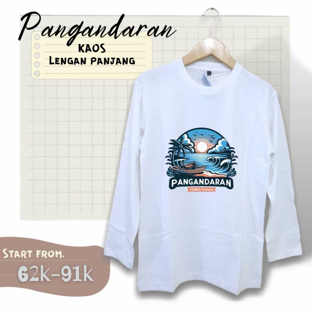 Jual Kaos Oleh-oleh LP Pangandaran Sun Keliling Indonesia Destinasi ...